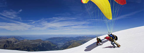 Gleitschirm Tandemflug | Tandem Gleitschirmfliegen | Gleitschirmflug ...