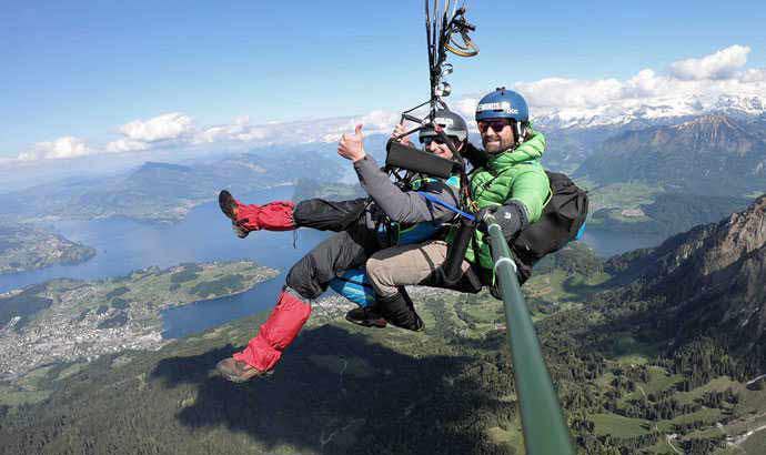 Gleitschirm Tandemflug Schweiz