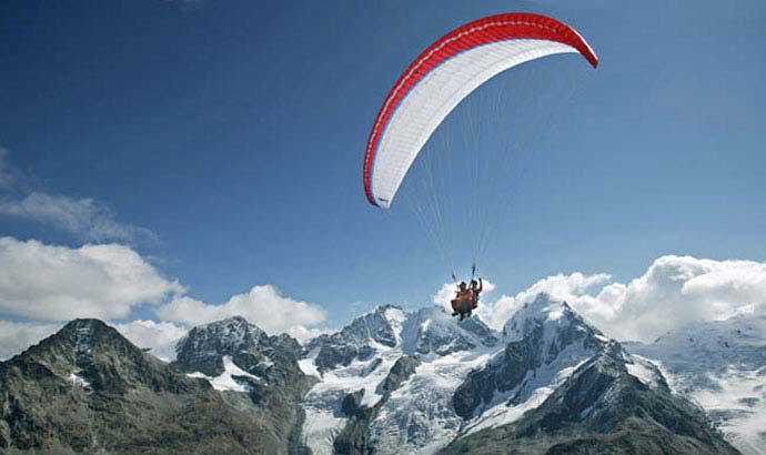 Gleitschirm Thermikflug Tandemflug Schweiz