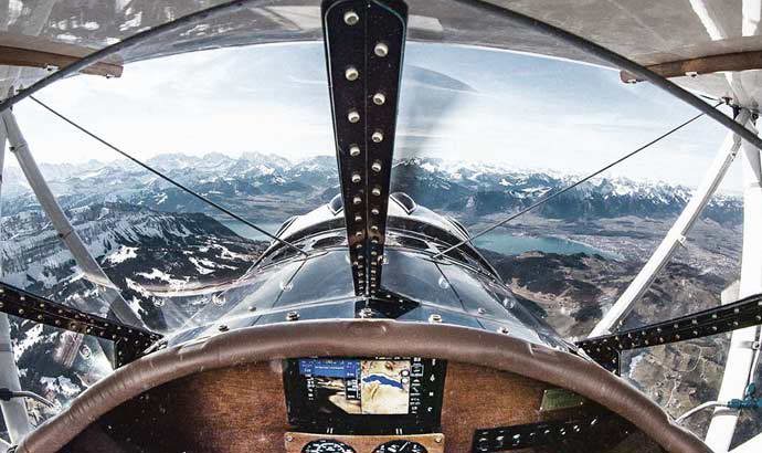 Doppeldecker Rundflug Vier Schlösser